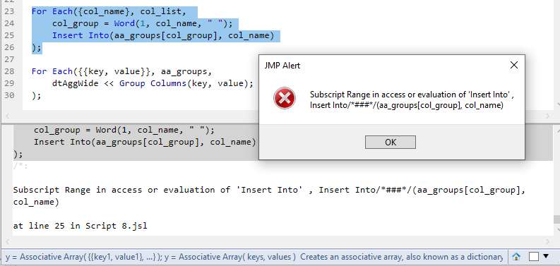 Solved: Script to loop thru and group columns by name, dynamically ...