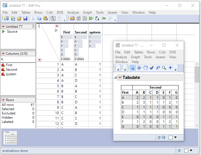 How to analyze pairs of parameters in one variable - JMP User Community
