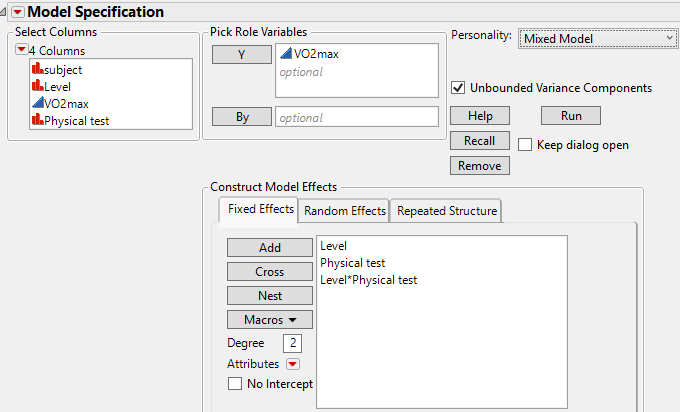 Solved Analyzing Repeated Measures Data In Jmp® Software