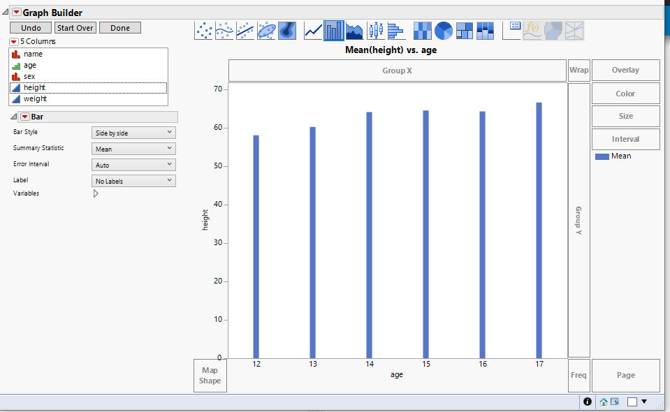 Solved: How can I adjust the Bar´s width in Bar plots? - JMP User Community