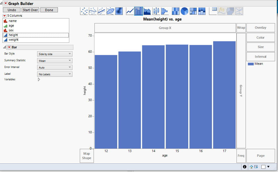 Solved: How can I adjust the Bar´s width in Bar plots? - JMP User Community