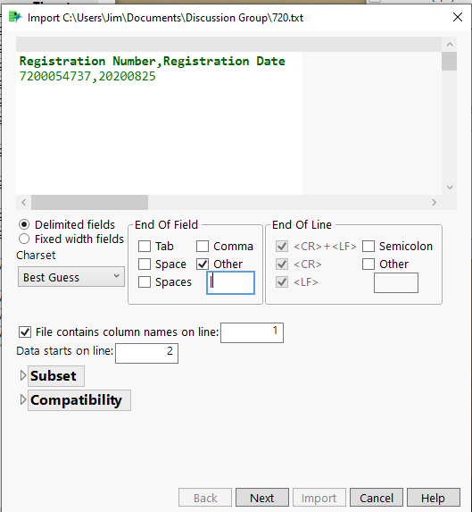 opening files - JMP User Community