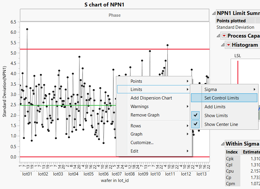 JMP 16 new features in Control Chart Builder – part 1