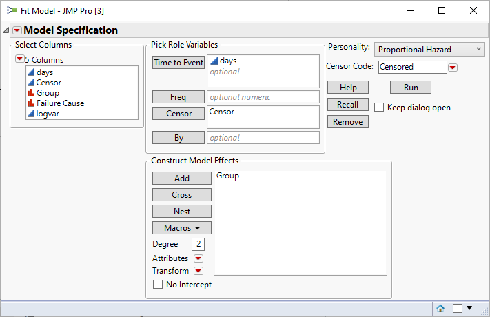 Solved: Missing Y Response Variable Fit Model Proportional Hazards ...