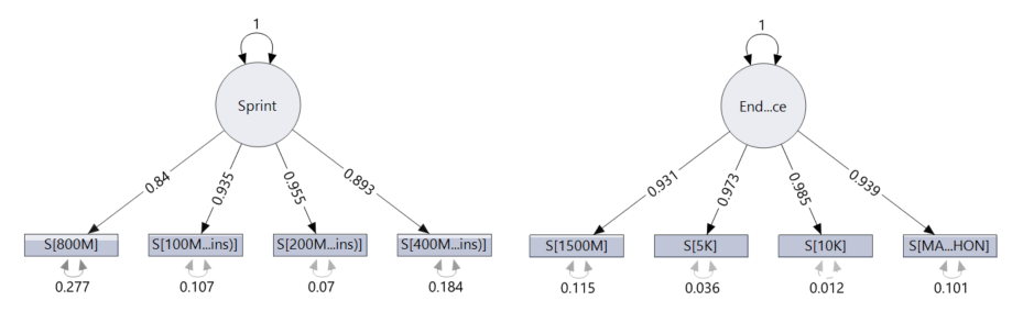 Assessing the quality of path diagrams in structural equation modelling