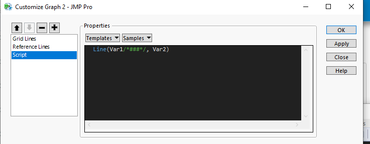 Solved: losses of information in a graph box saved in journal - JMP ...