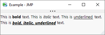 Possible to automatically highlight a substring within a text edit box? - JMP User Community
