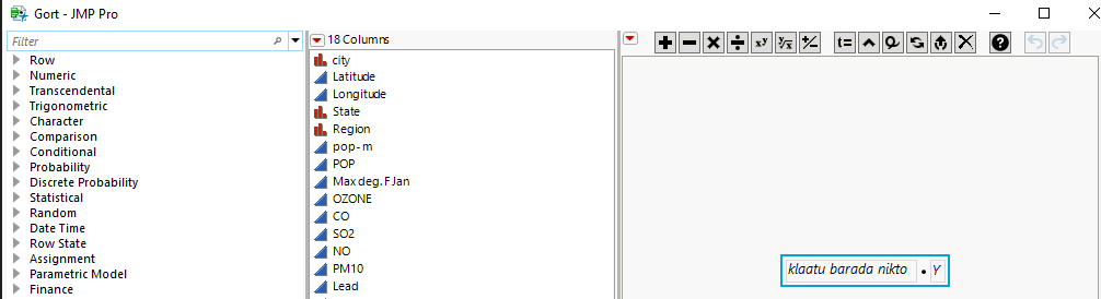 Solved: Column name from string - JMP User Community
