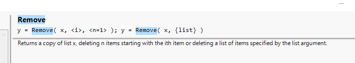 Solved: Trying to use Remove(source, {items}) - JMP User Community