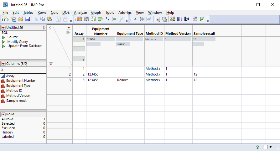 Solved: Cleaning up a large data set with disorganized formats in JMP ...