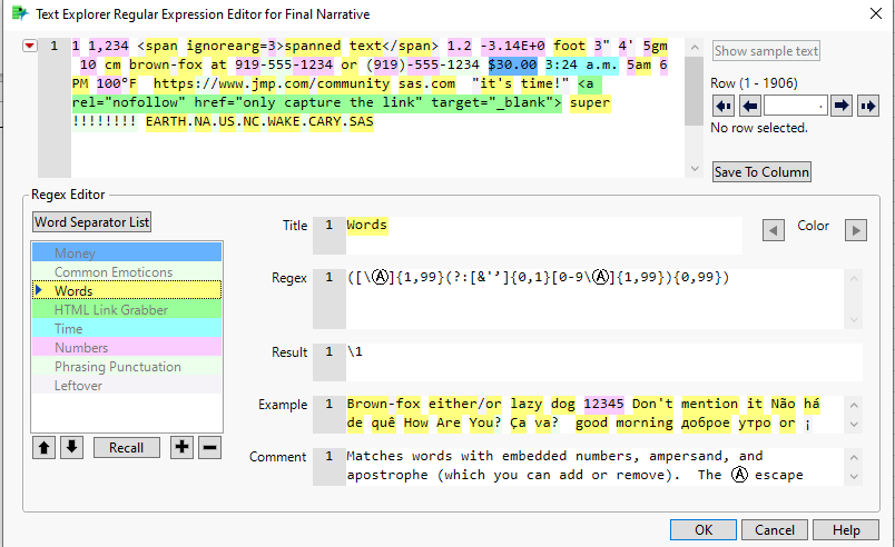 Organizing Text for Analysis - JMP User Community