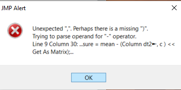 Solved: Add/Subtract values from two jmp files - JMP User Community