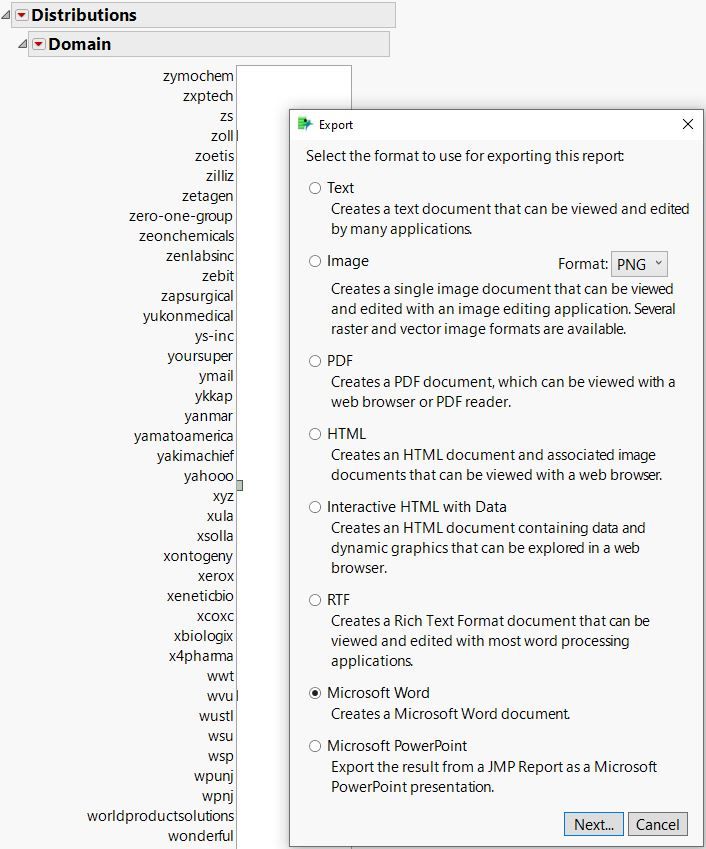 Saving and Sharing JMP Reports and Graphs - JMP User Community