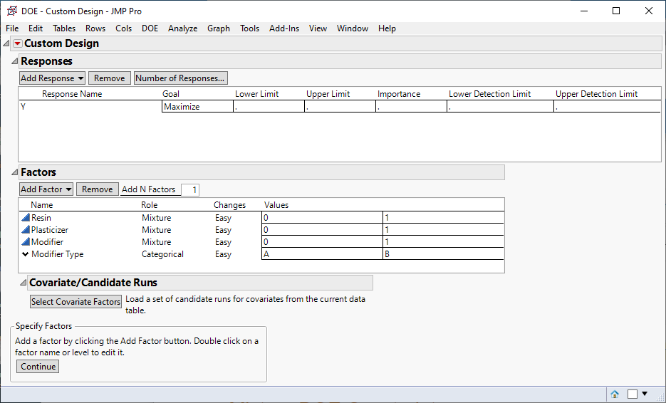 Mixture DOE Constraints - JMP User Community