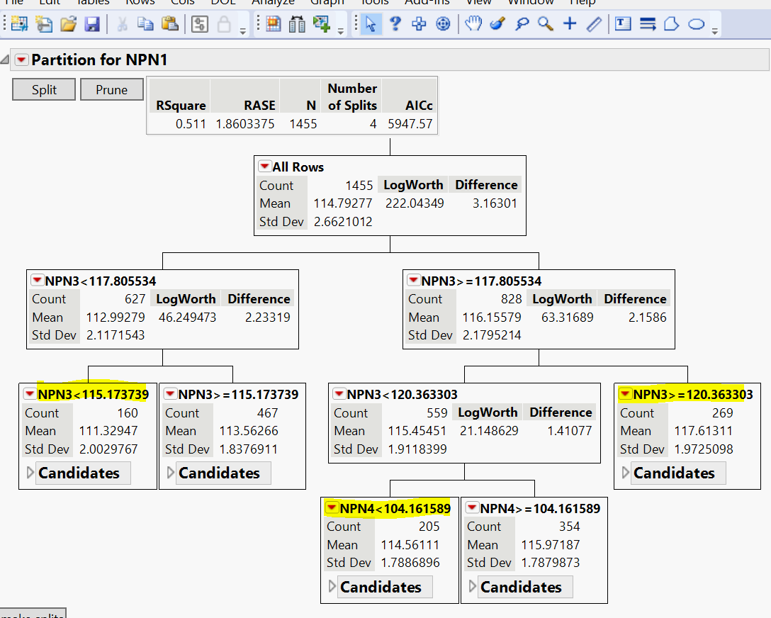 Need help with JSL script for multi segments partition selection - JMP User Community