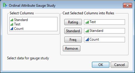 Attribute Gauge Evaluation when More Than Two Ordinal Ratings - JMP ...
