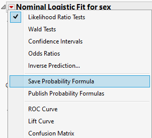 Multiple Logistic Regression Interpretation for Dependent Variables with Multipl... - JMP User ...