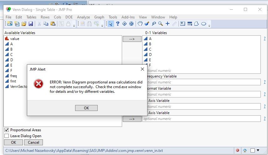 Venn Diagram - JMP User Community