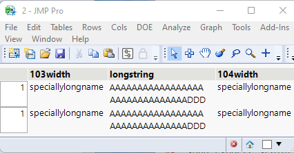 Table Box with multiline cells - JMP User Community