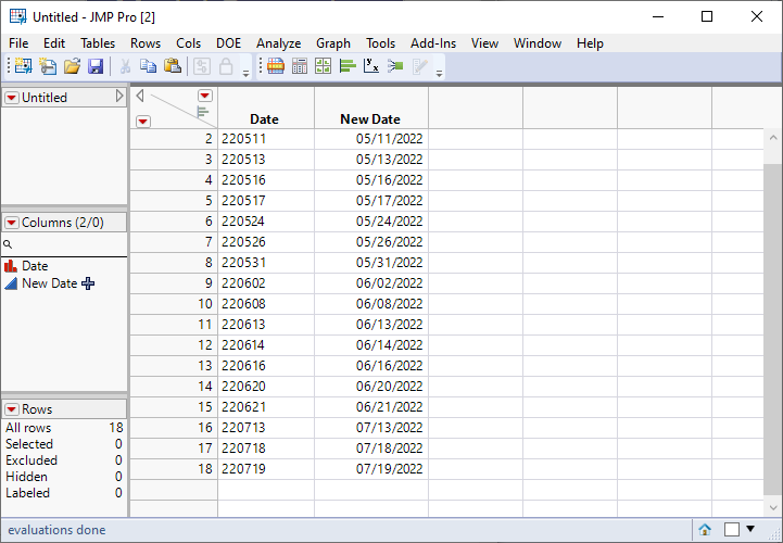 Solved Scripting Specifically To Automate Graphing Of Data For The Last 30 Days Jmp User