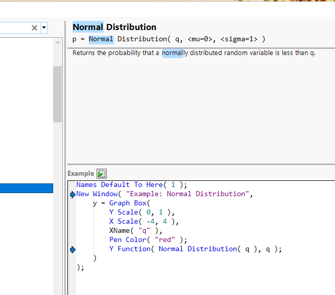 Solved: What is the function to calculate the column percentile of a specific number? - JMP User ...