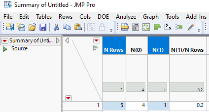 Solved: Operation Rows - JMP User Community