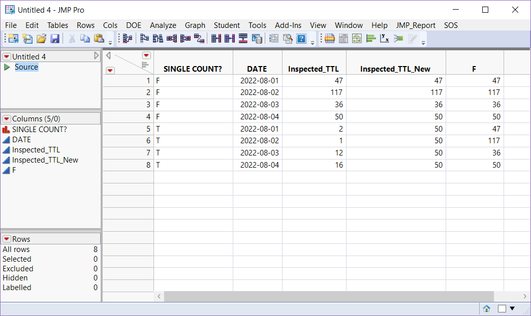 Solved: How to define for loop with incremental date - JMP User Community