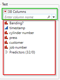 Solved: How to delete Filter Col Selector display box? - JMP User Community