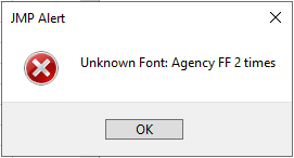 Solved: What is a correct way to deal with missing fonts? - JMP User ...