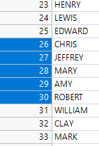 Color setting for highlighted text in Tabulate - JMP User Community