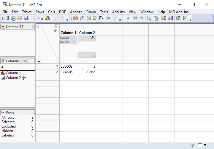 Solved: how to change a series of numbers into time format - JMP User Community