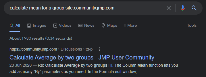 Getting correct answers to correct questions quickly - JMP User Community