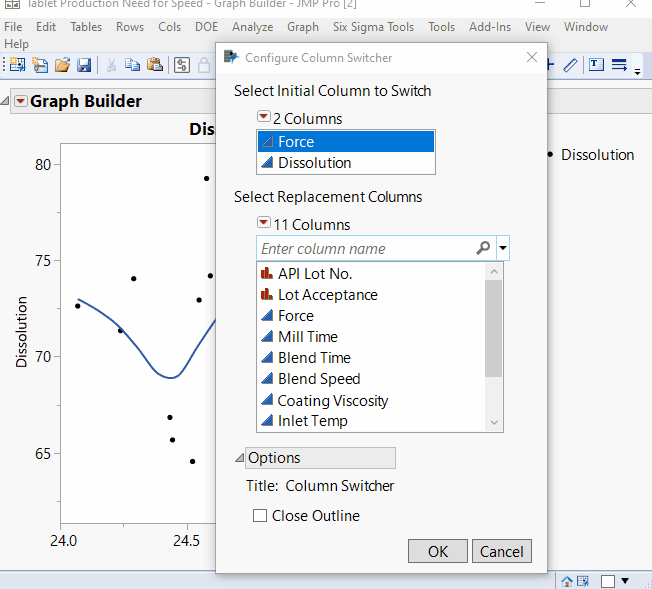 Need For Speed Toggling Between Variables Jmp User Community 