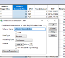 Data Tables from Analysis - retain name and data attributes from ...