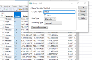Data Tables from Analysis - retain name and data attributes from ...