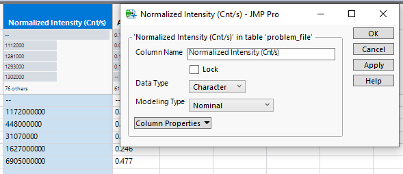 Solved: Problem to paste continuuos numbers from JMP to Excel - JMP ...