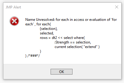 Solved: JSL : Use a checkbox with the levels of a column - JMP User Community