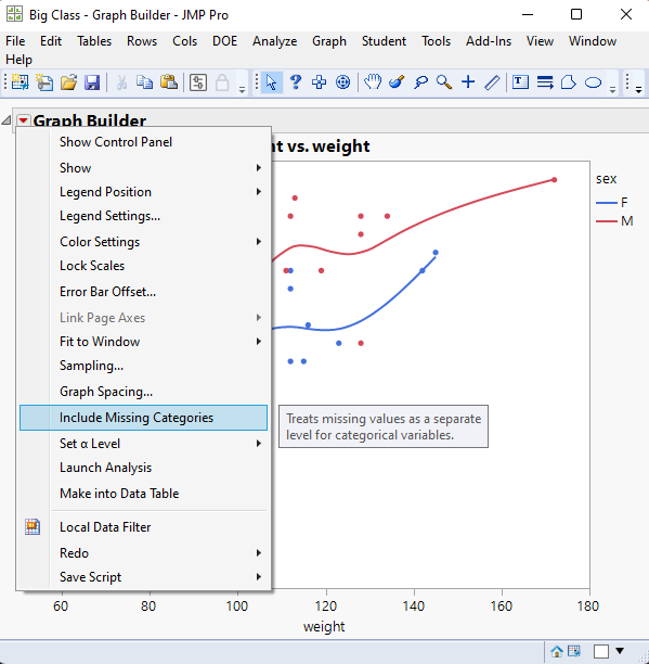 Solved: color settings for "missing" values - JMP User Community