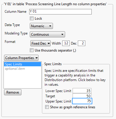 3 ways to load your specification limits into Process Capability - JMP ...