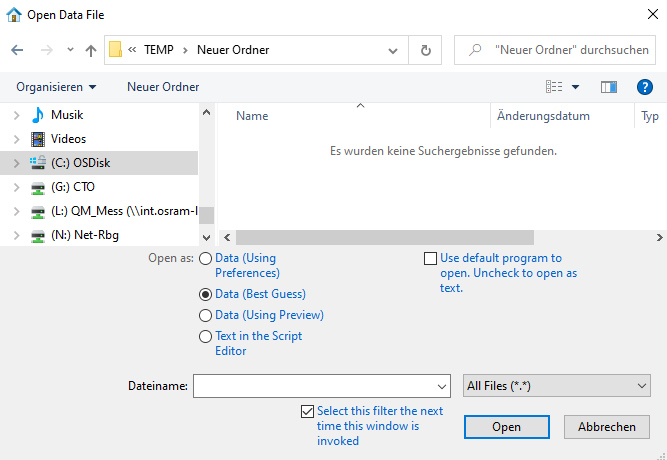 How do I turn off "open with default program" when opening csv files? - JMP User Community