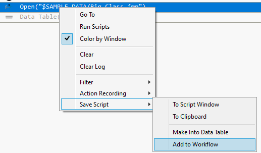 Workflow Builder + Add-Ins - JMP User Community