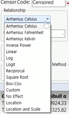 What exactly is "Location relationship" in reliability tool? (fit life ...
