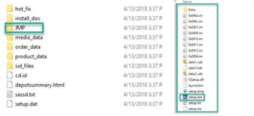 The message "An error (-5001: 0x800700002) has occurred while running the setup"... - JMP User ...