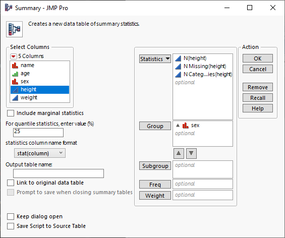 Solved: n rows doesn't mean n - JMP User Community