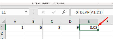 Solved: Function of STDEVP in Excel - JMP User Community