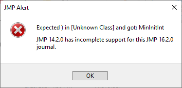 Error Opening a JMP16 Journal with JMP14 - JMP User Community