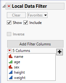 Local Data Filter - don't disable the SELECT option (💚) - JMP User ...