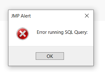 JMP17 behaviour on Preference "Hide ODBC Connection Strings" set ...