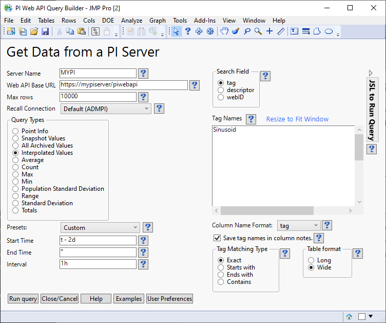 Aveva/OSISoft PI Tools - JMP User Community