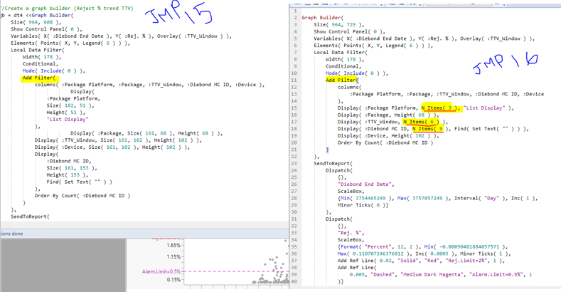 Solved Jmp 16 Scripting Issue For Automation Migrate From Jmp 15 Jmp User Community